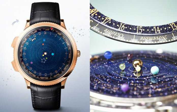 Astronomical Watch Midnight Planetarium Timepiece | Geniusbeauty